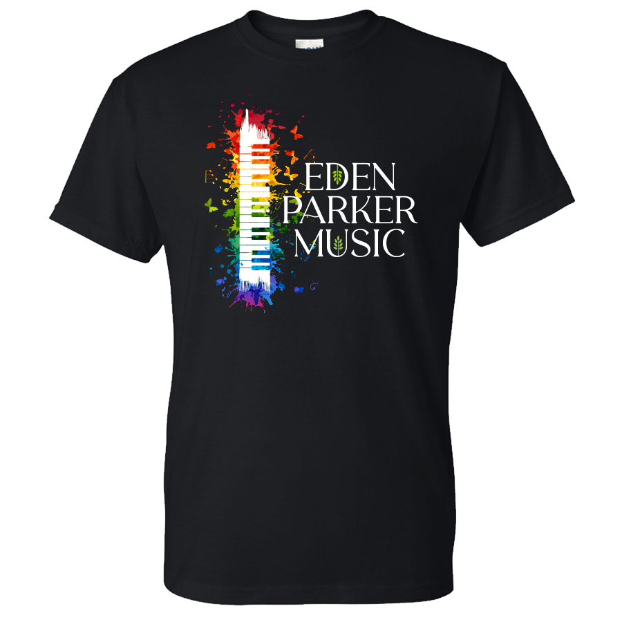 Eden Parker Music Rainbow Keys Tee – ShipTees.com